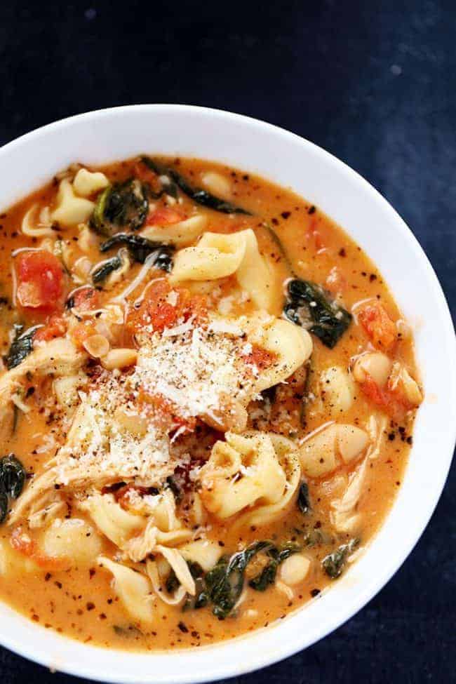 Creamy Tuscan Garlic Tortellini Soup The Recipe Critic