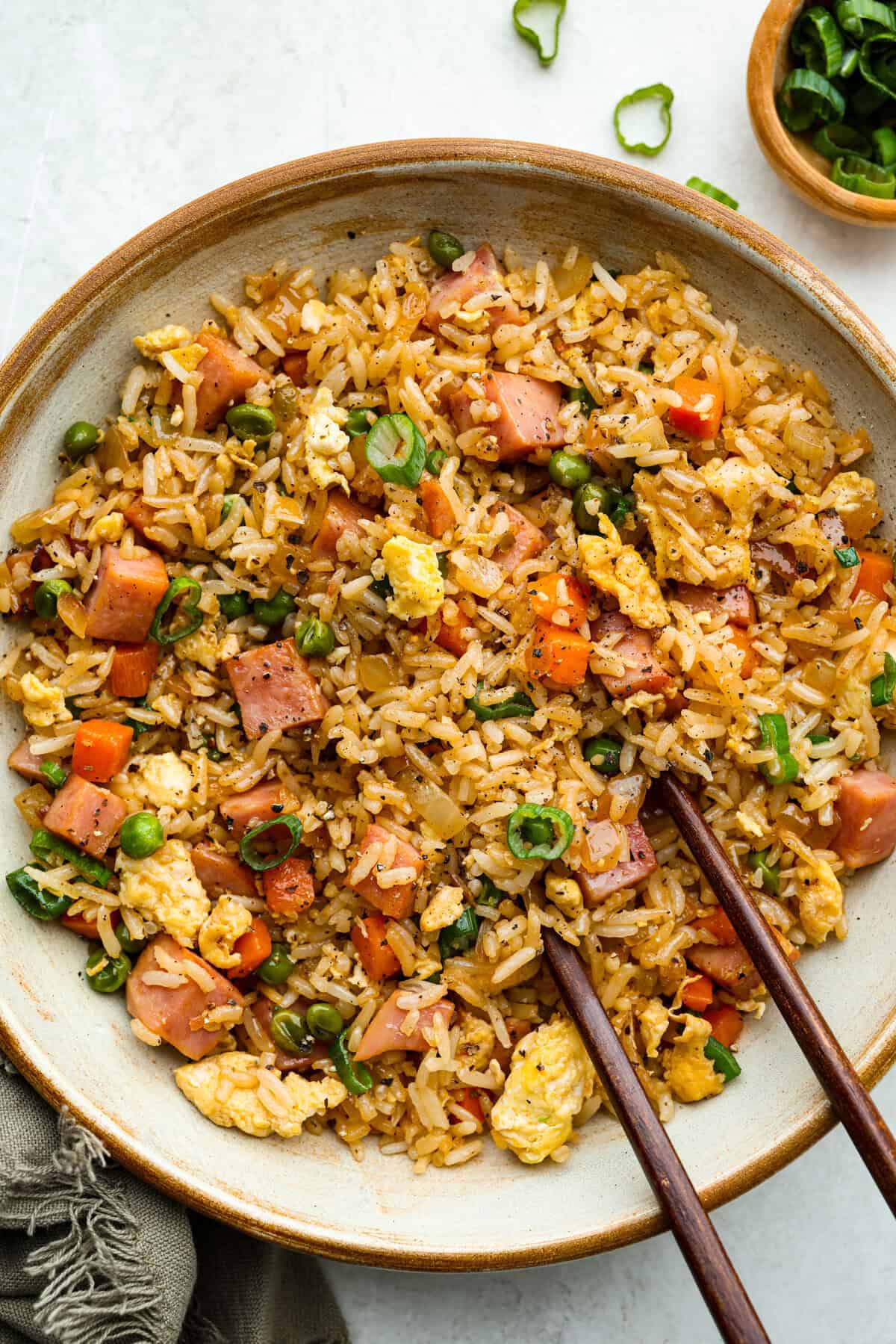 Better than Takeout Ham Fried Rice | The Recipe Critic