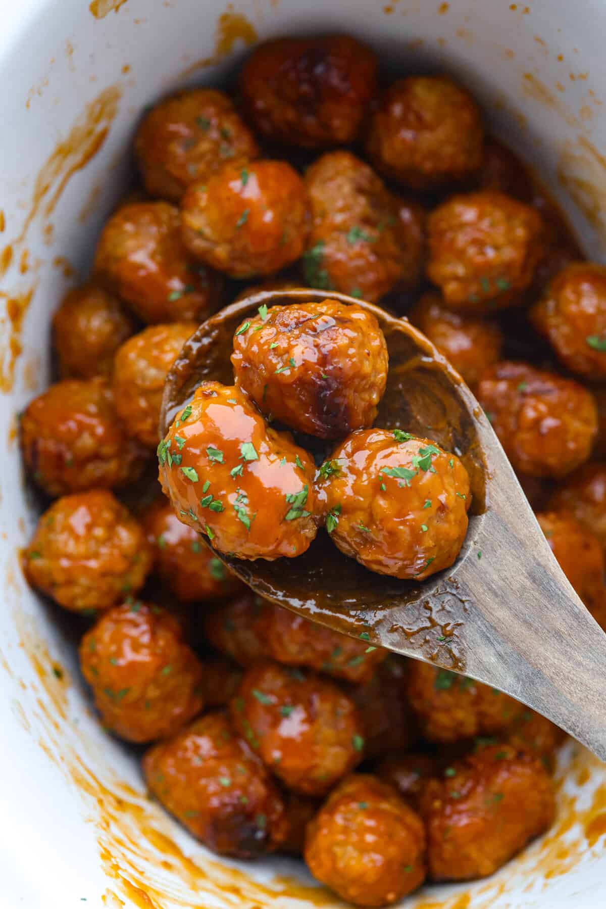Slow Cooker Honey Buffalo Meatballs | The Recipe Critic