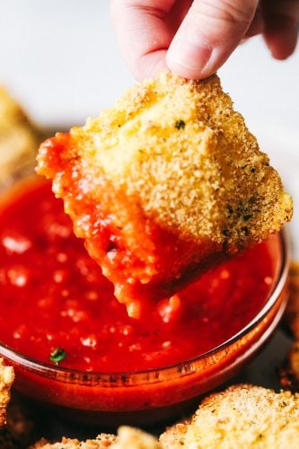 Crispy Baked Parmesan Ravioli | The Recipe Critic