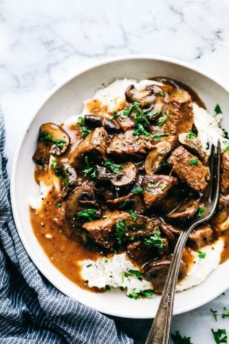 Slow Cooker Beef Tips Recipe | The Recipe Critic