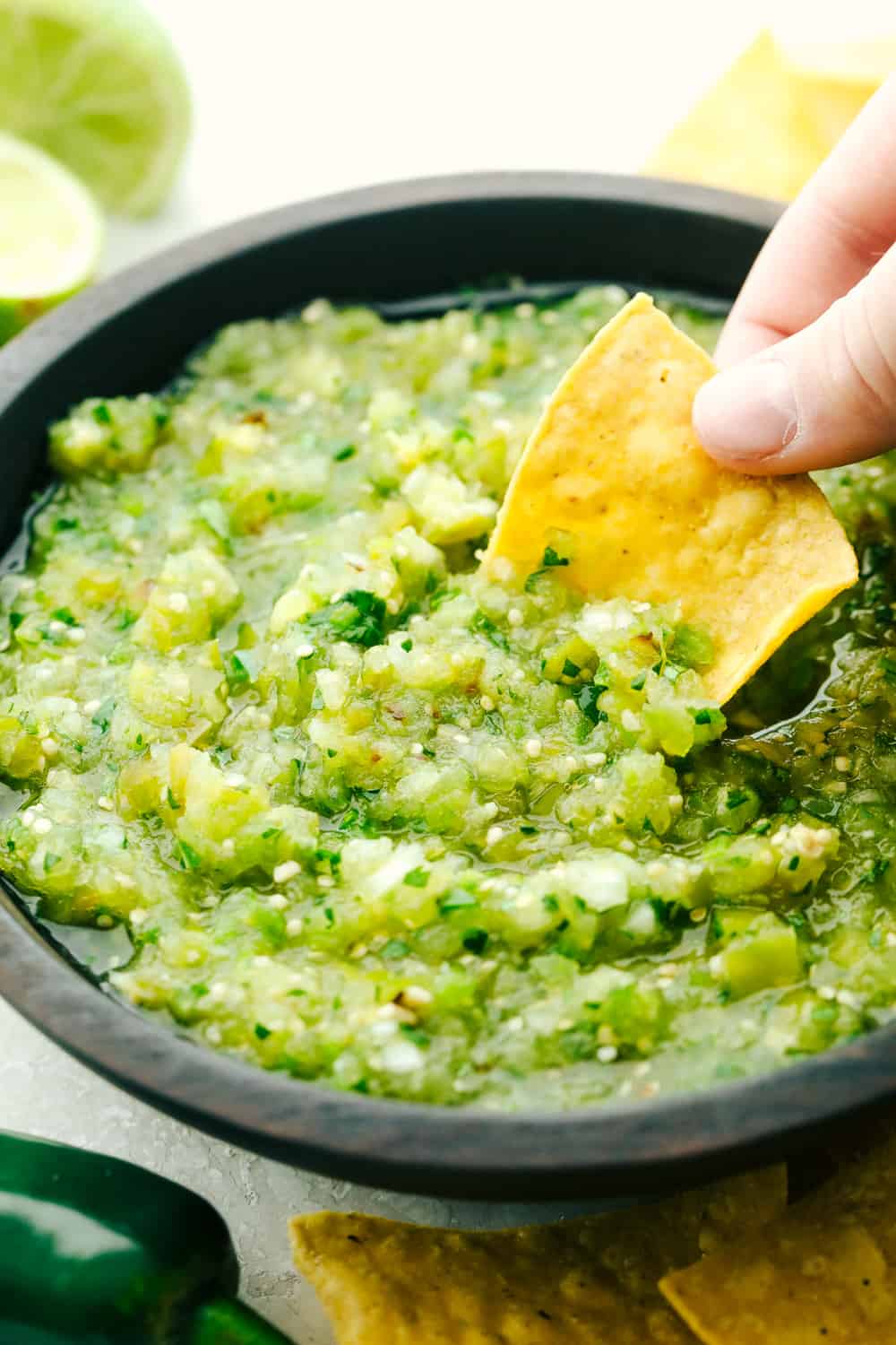 Homemade Salsa Verde The Green Salsa The Recipe Critic Homemade Salsa Verde The Green Salsa The Recipe Critic