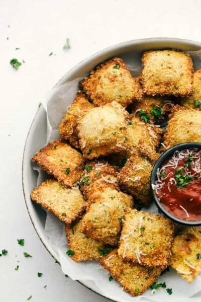 Toasted Ravioli (Deep Fried, Baked and Air Fryer) | The Recipe Critic