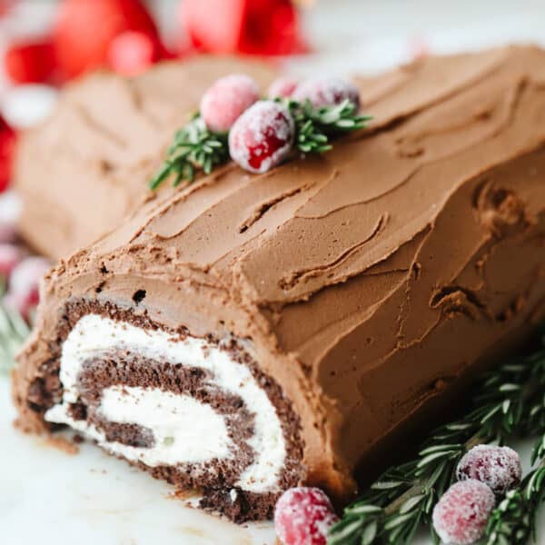 Christmas Yule Log Cake Recipe | The Recipe Critic
