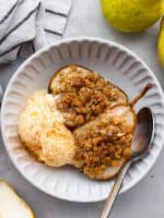 Brown Sugar Cinnamon Baked Pears | The Recipe Critic