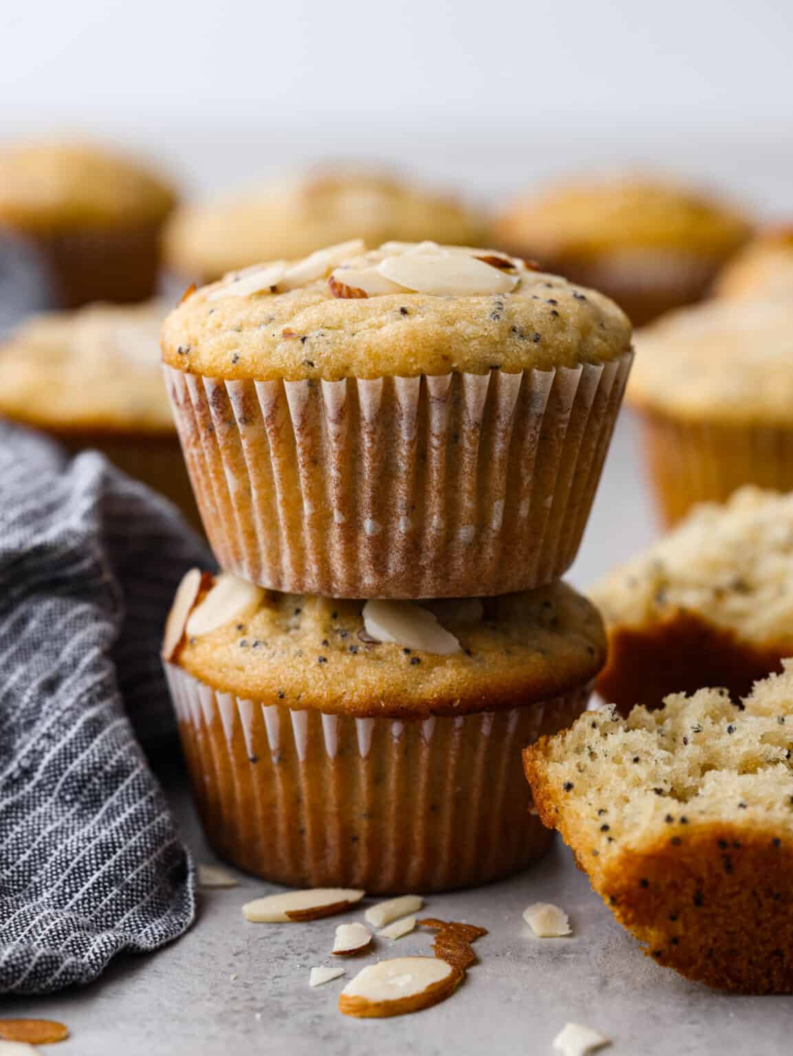 Almond Poppy Seed Muffins | The Recipe Critic