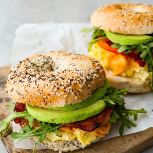 Bagel Breakfast Sandwich | The Recipe Critic