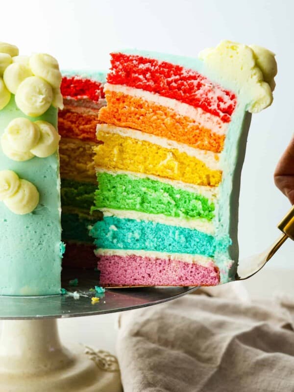 Layered Rainbow Cake | The Recipe Critic