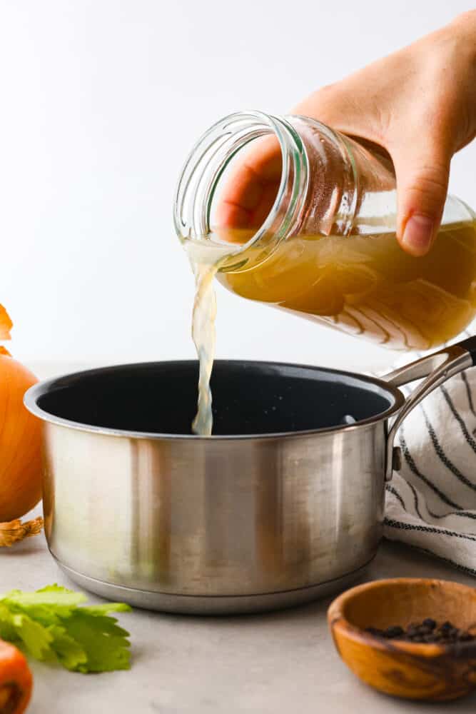 Homemade Chicken Broth Well Health Lifestyle Magazine Homemade Chicken Broth Well Health Lifestyle Magazine