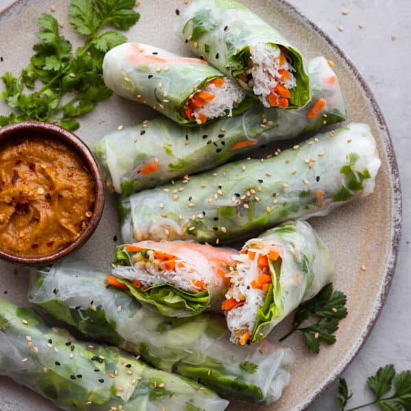 Summer Rolls With Peanut Dipping Sauce | The Recipe Critic