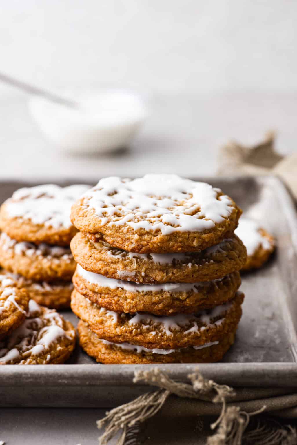 Iced Oatmeal Cookies | The Recipe Critic