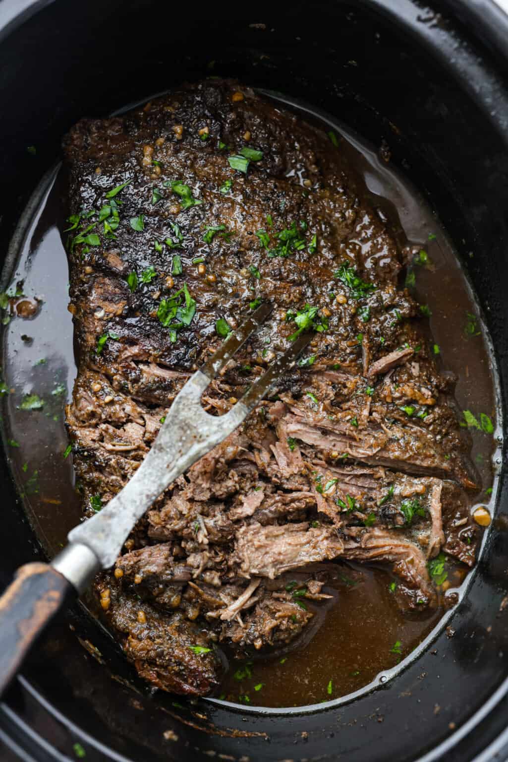 Slow Cooker Balsamic Beef Recipe | The Recipe Critic