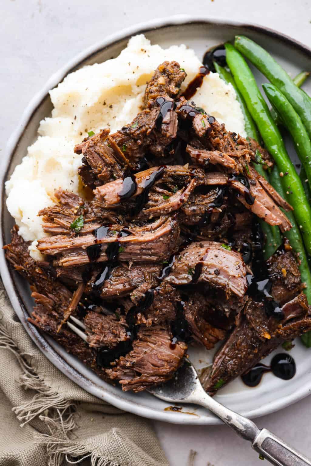 Slow Cooker Balsamic Beef Recipe | The Recipe Critic