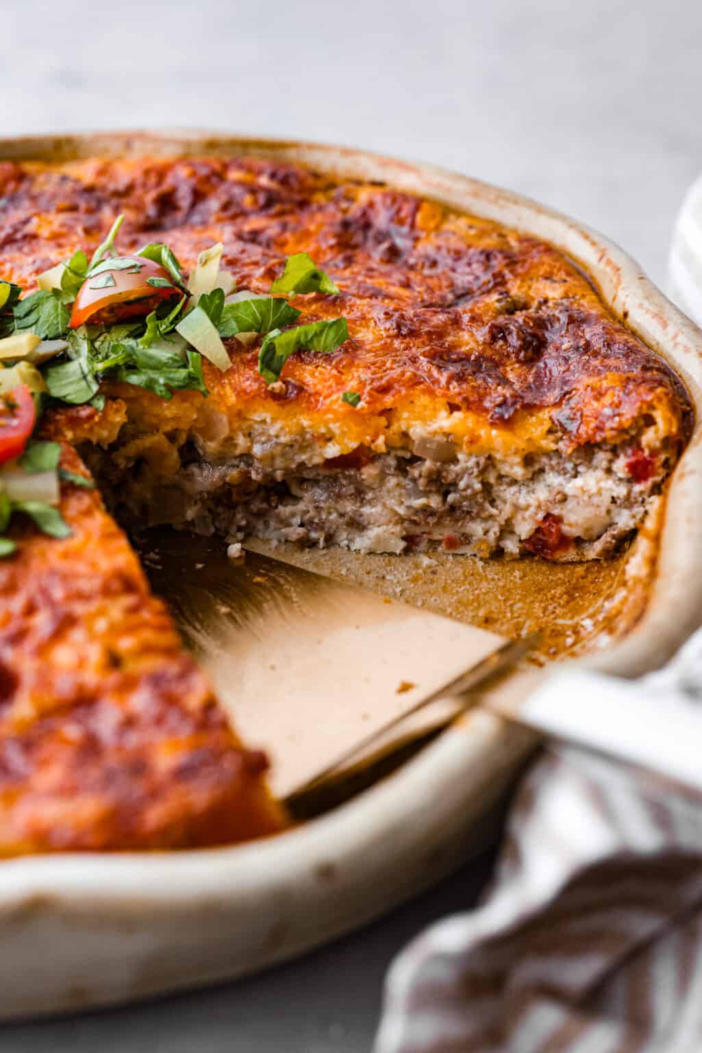Impossible Cheeseburger Pie Recipe | The Recipe Critic