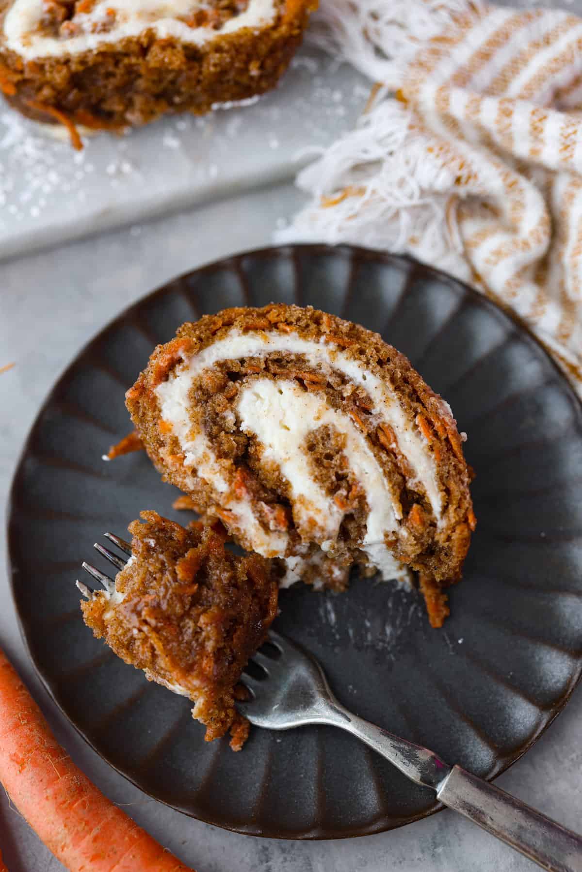 Carrot Cake Roll Recipe | The Recipe Critic