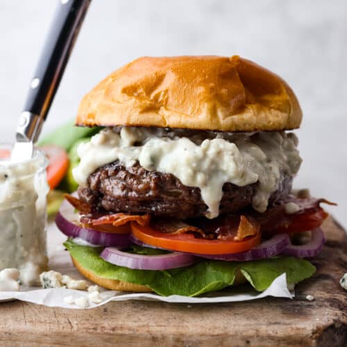 Blue Cheese Burger Recipe | The Recipe Critic