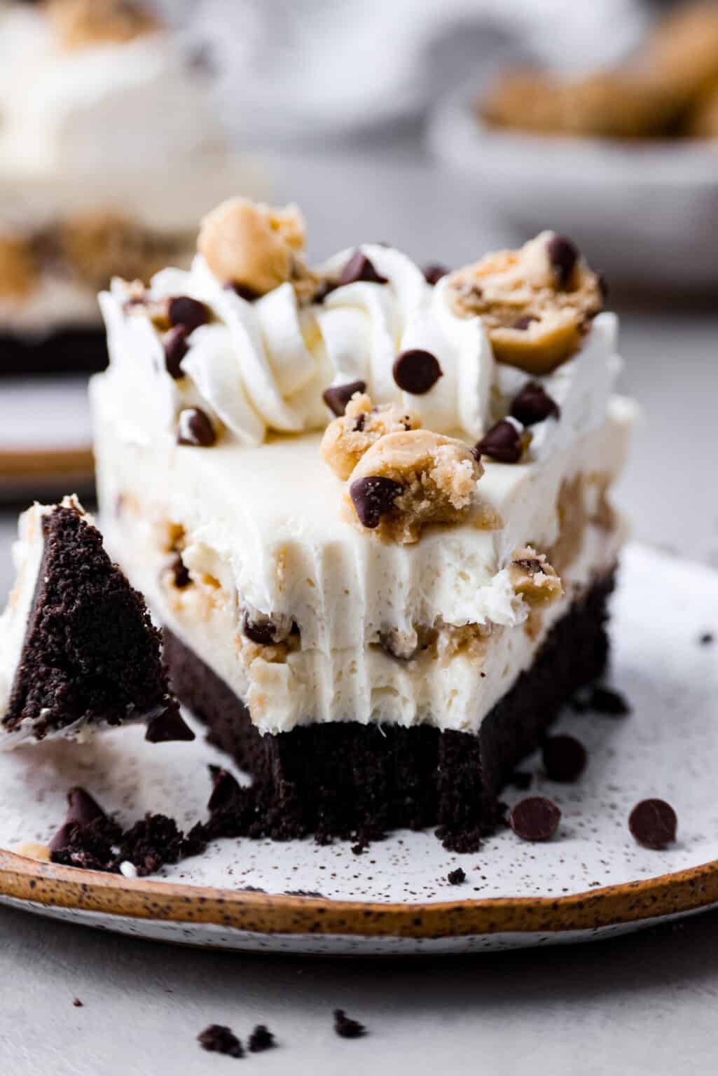 No-Bake Cookie Dough Cheesecake | The Recipe Critic