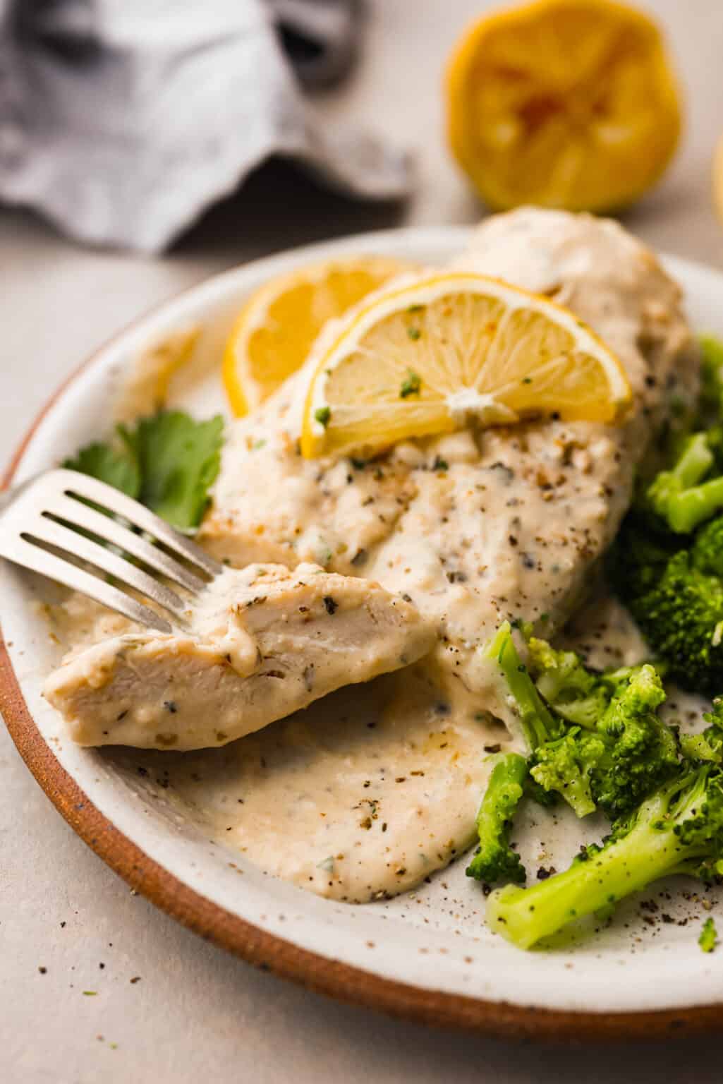 Creamy Lemon Parmesan Chicken Recipe | Relentlessaaron