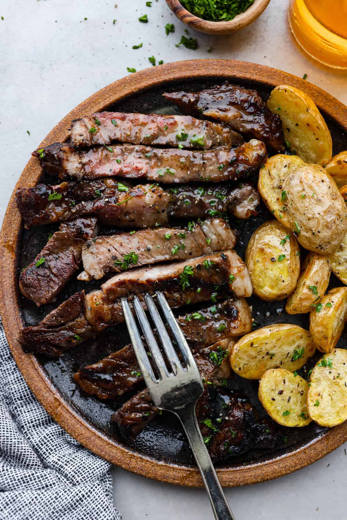Grilled Bourbon Steak