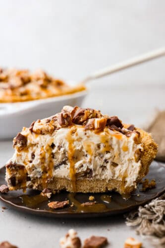 No Bake Snickers Bar Pie Recipe | The Recipe Critic