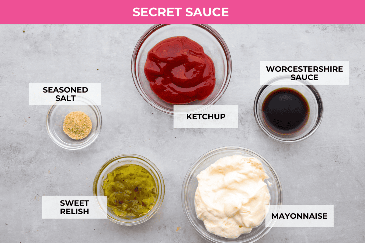 The Best Burger and Secret Sauce