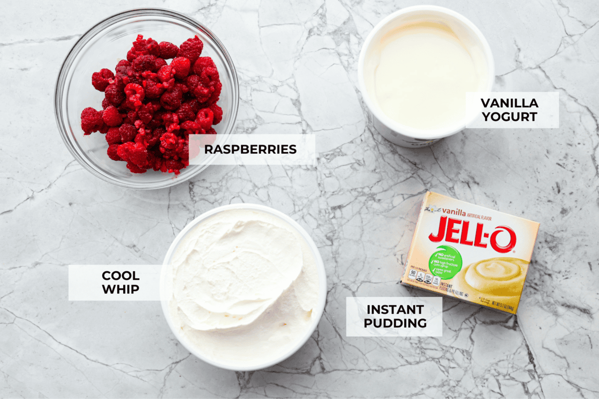 Raspberry Fluff Salad (4 Ingredients) | The Recipe Critic