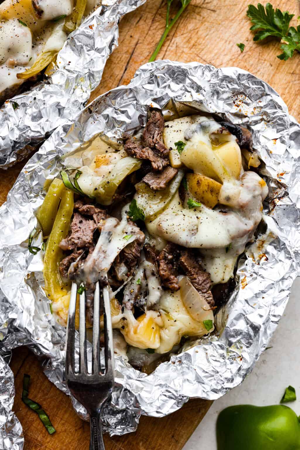 Teriyaki Meatball Foil Packets – Oven, Grill or Campfire Recipe | The ...