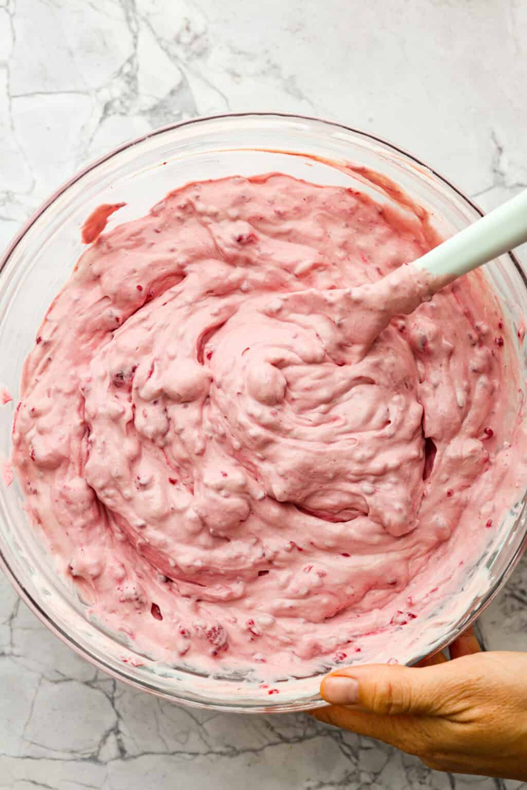Raspberry Fluff Salad (4 Ingredients) | The Recipe Critic