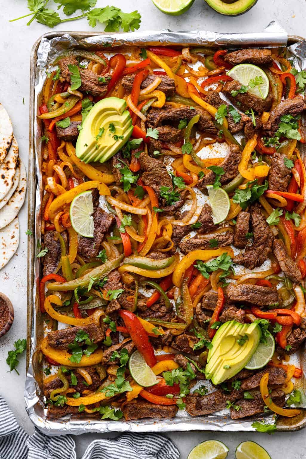 Sheet Pan Steak Fajitas Recipe | The Recipe Critic
