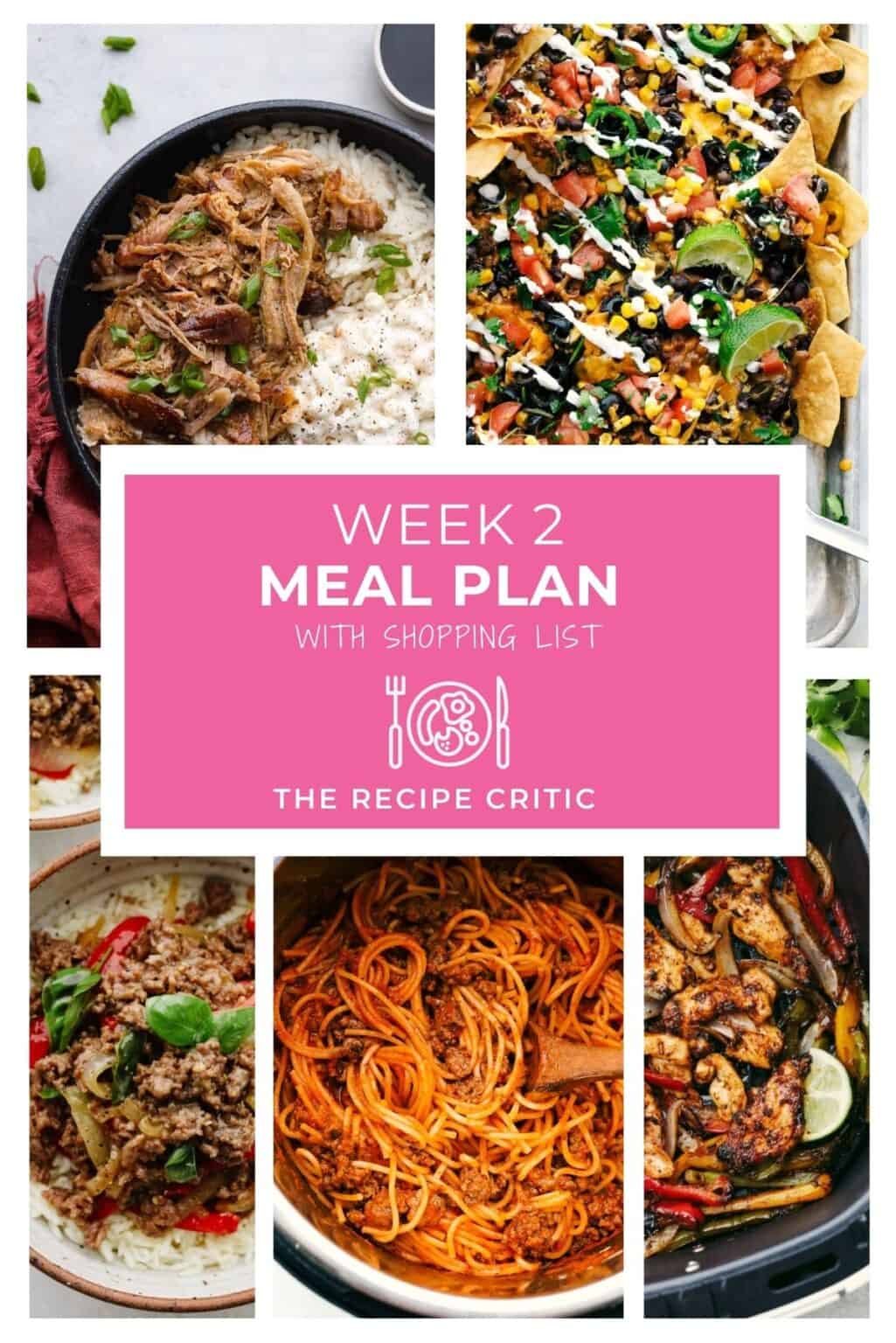 Weekly Meal Plans - The Recipe Critic