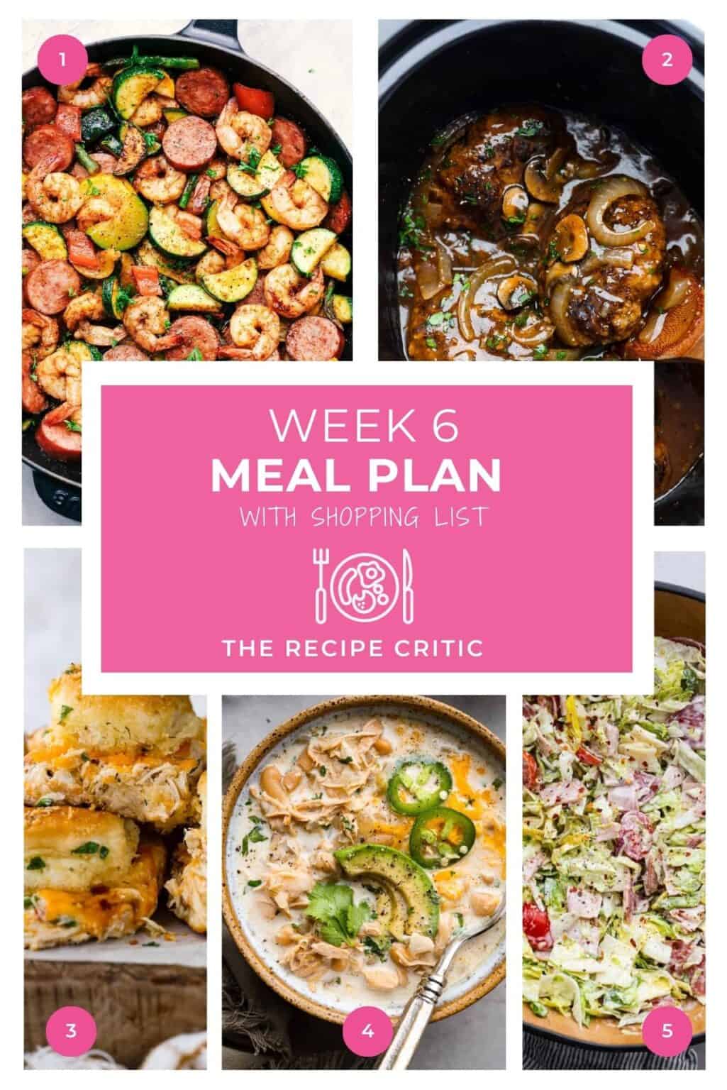 Weekly Meal Plans - The Recipe Critic