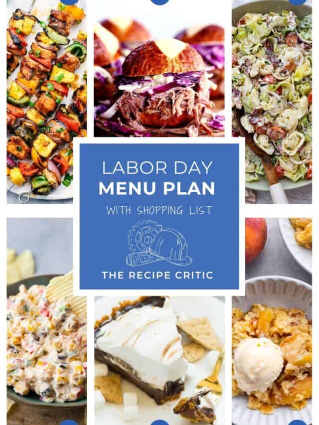 Labor Day Menu Plan | The Recipe Critic