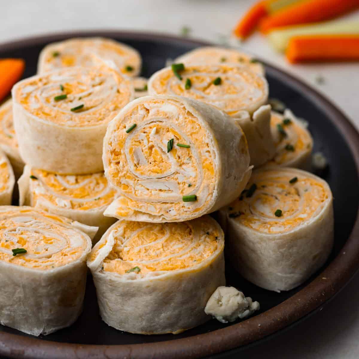 Buffalo Chicken Pinwheels