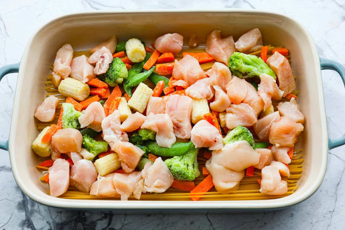 Honey Sesame Hen Noodle Bake - Recipes Vista