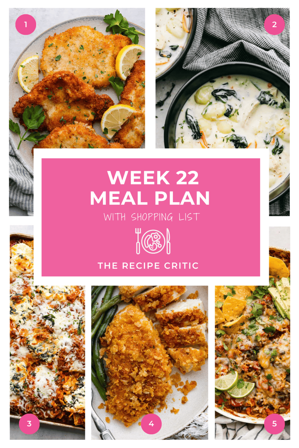 Weekly Meal Plans - The Recipe Critic