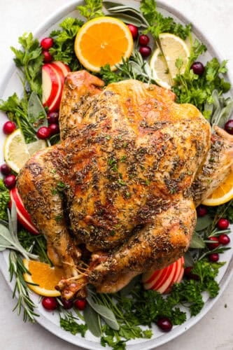 The Juiciest Roasted Turkey Recipe (Step by Step Instructions) | The ...