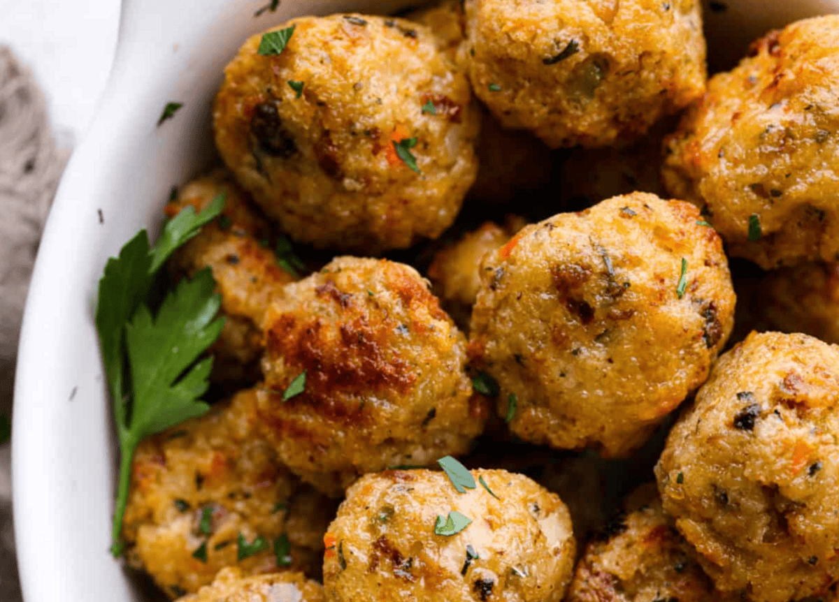 Turkey Stuffing Balls | The Recipe Critic