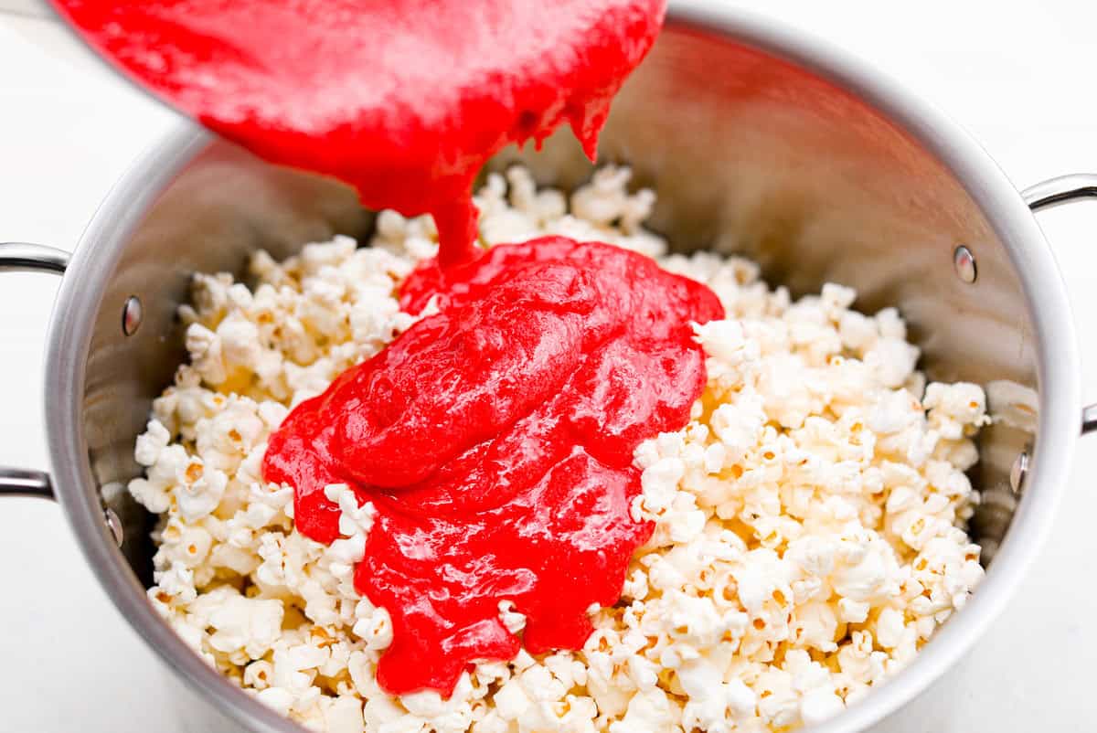 Red Hot Cinnamon Popcorn | The Recipe Critic