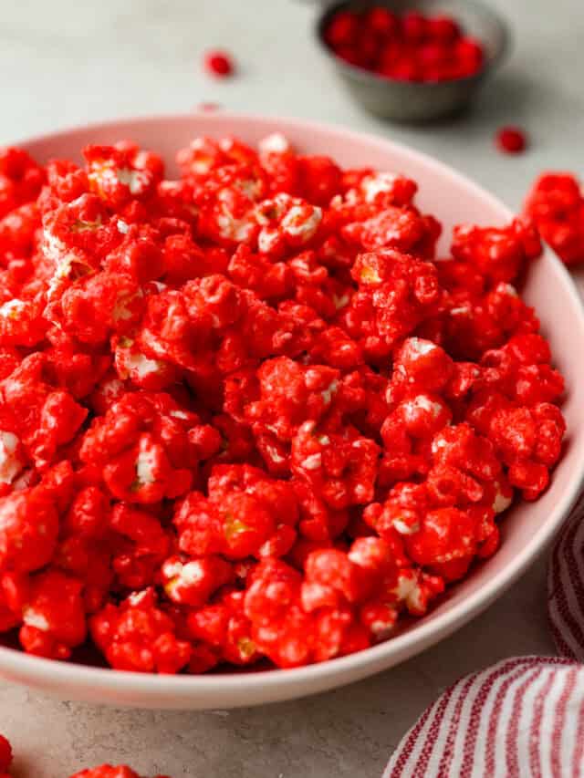 Red Hot Cinnamon Popcorn | The Recipe Critic