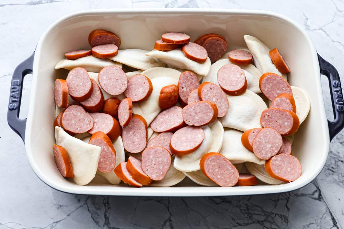 Kielbasa Pierogi Casserole Recipe | The Recipe Critic