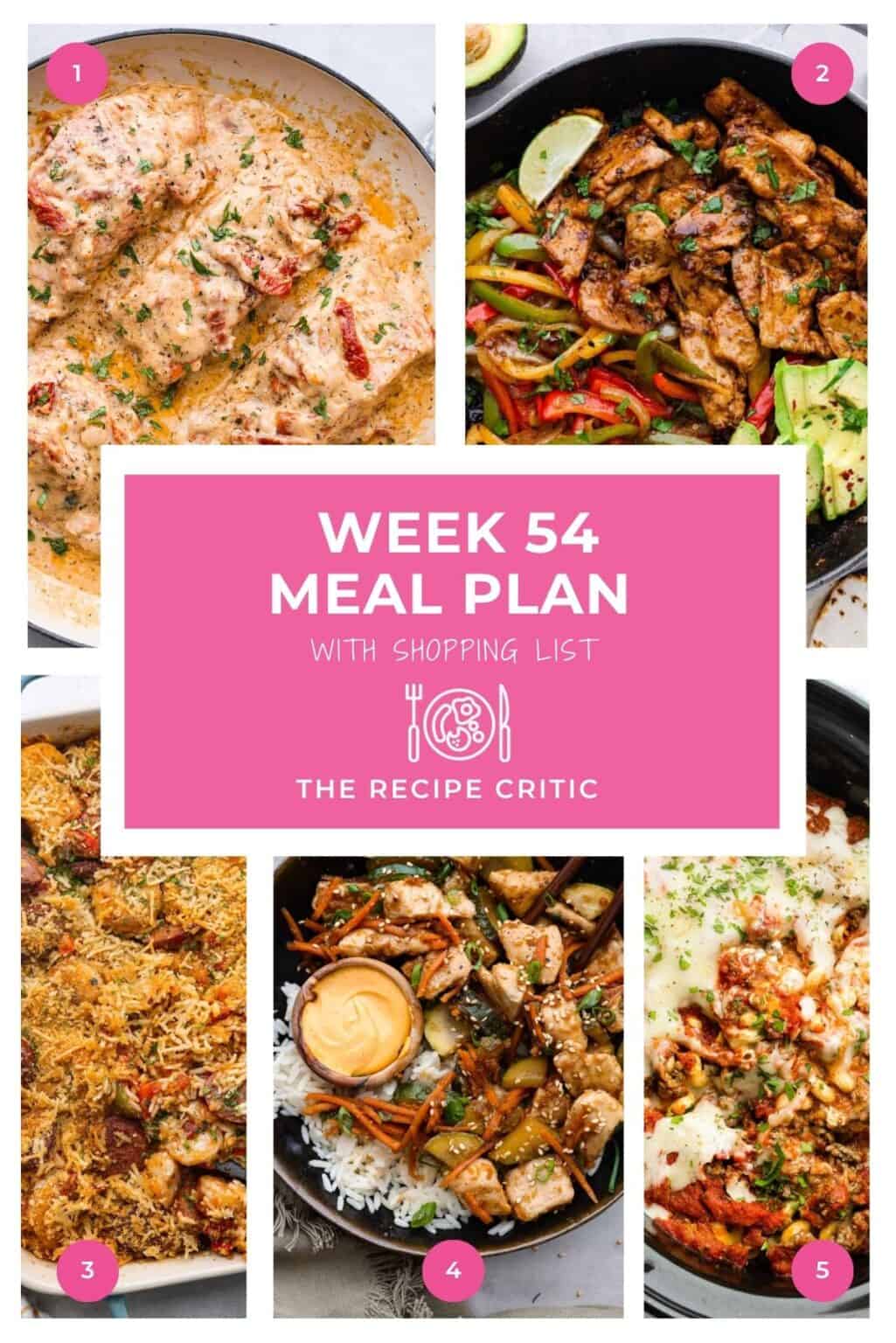 Easy Meals for Beginner Cooks Meal Plan | The Recipe Critic