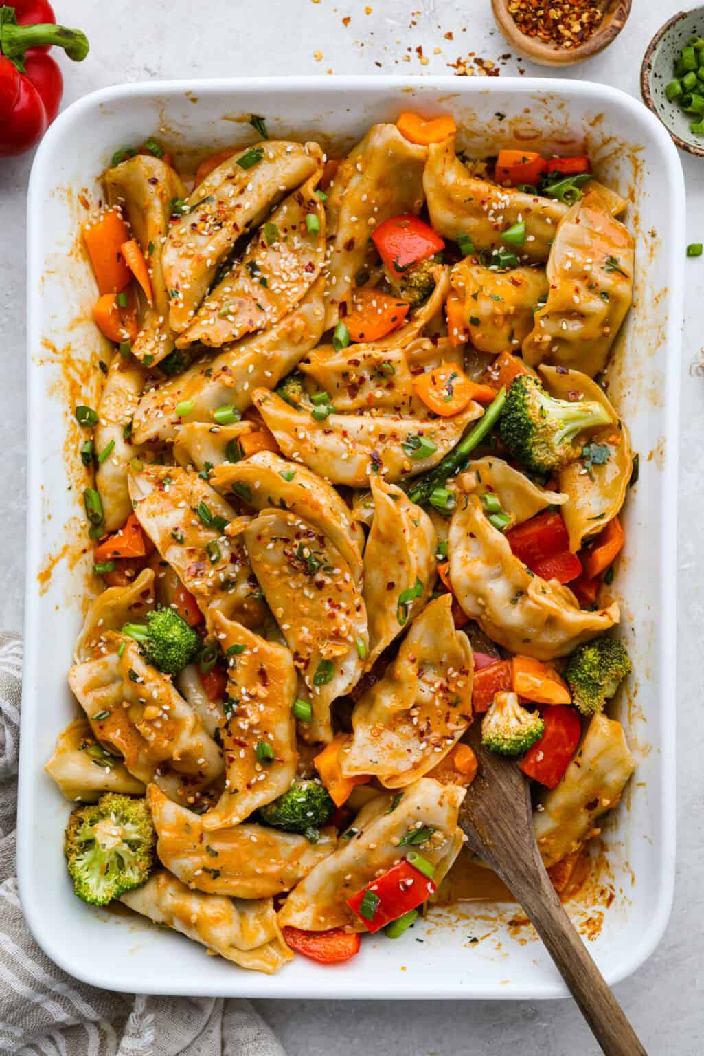 Quick Asian Dumpling Casserole Recipe | The Recipe Critic