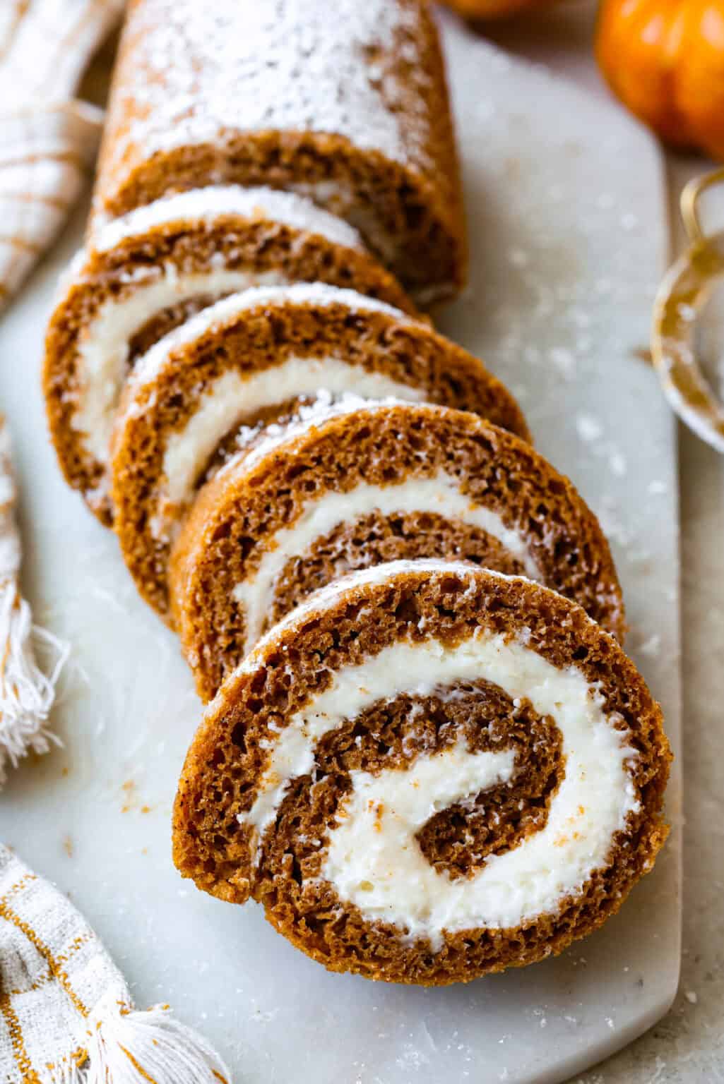 Easy Pumpkin Roll Recipe with Cream Cheese Filling | The Recipe Critic