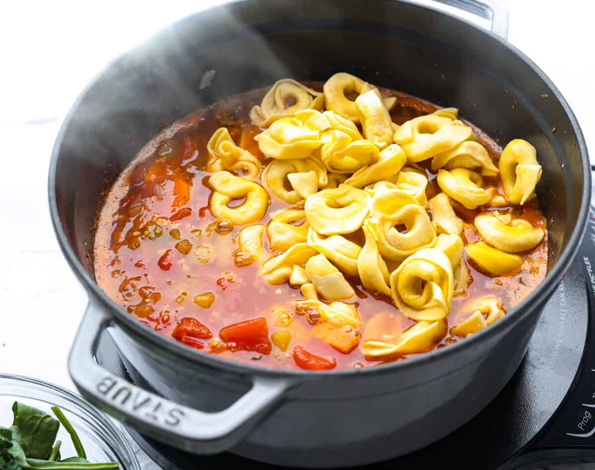 Creamy Vegetable Tortellini Soup | The Recipe Critic