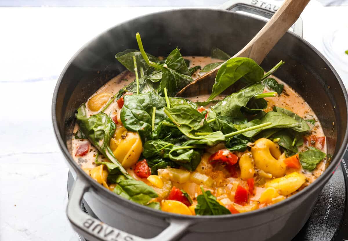 Creamy Vegetable Tortellini Soup | The Recipe Critic