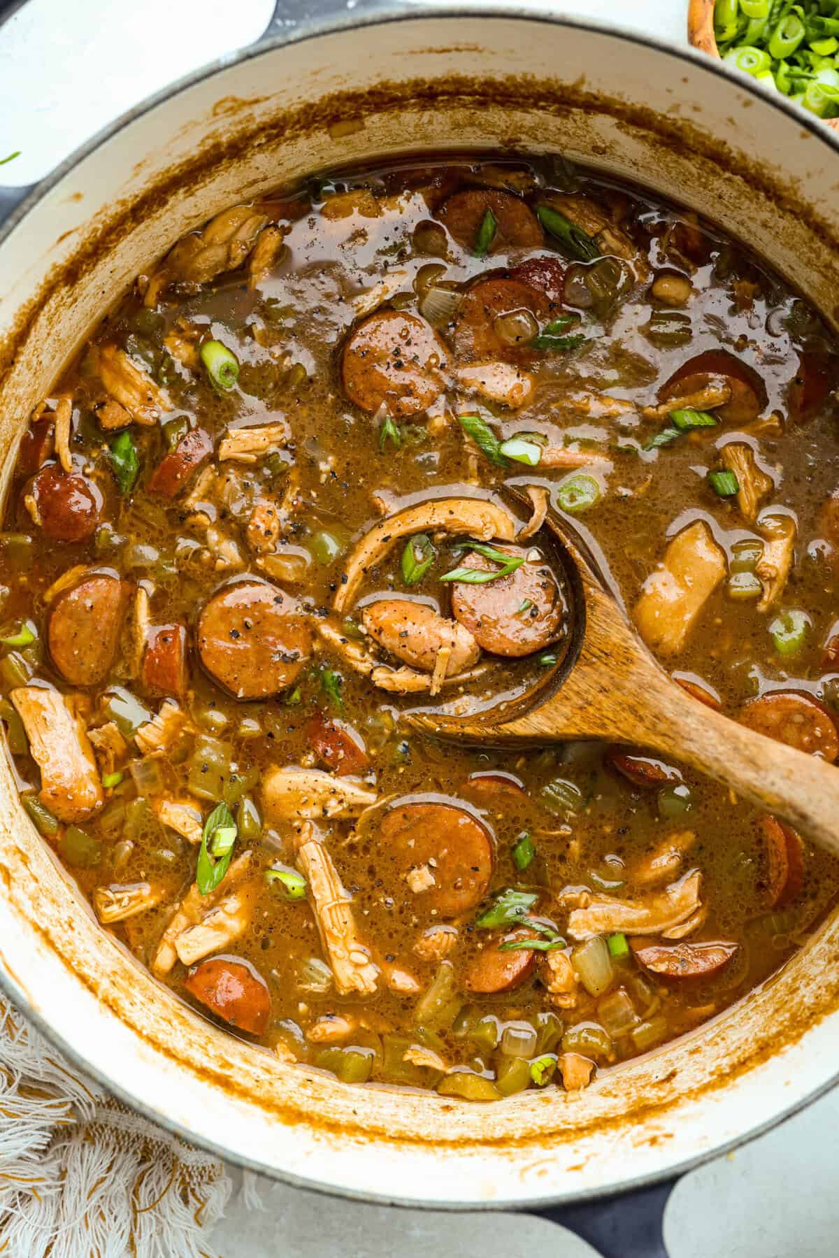 Chicken and Sausage Gumbo (Classic Southern Recipe) - Cook & Decor