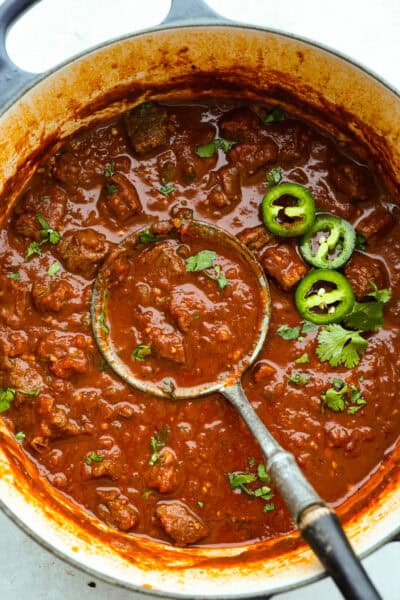 Texas Chili Recipe | Classic No Bean Beef Chili | The Recipe Critic