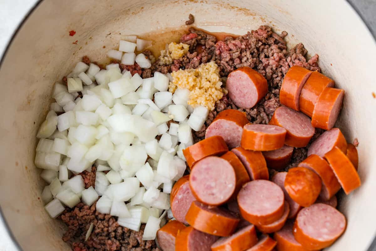 Texas Cowboy Stew Recipe with Bacon, Beef & Sausage - The Recipe Critic
