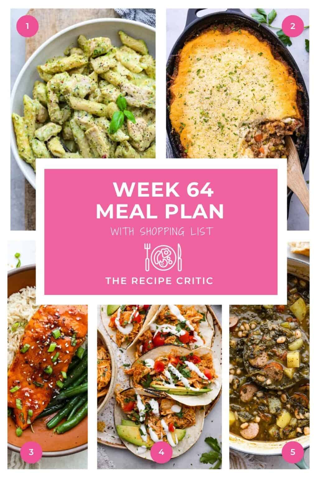 Weekly Meal Plans - The Recipe Critic