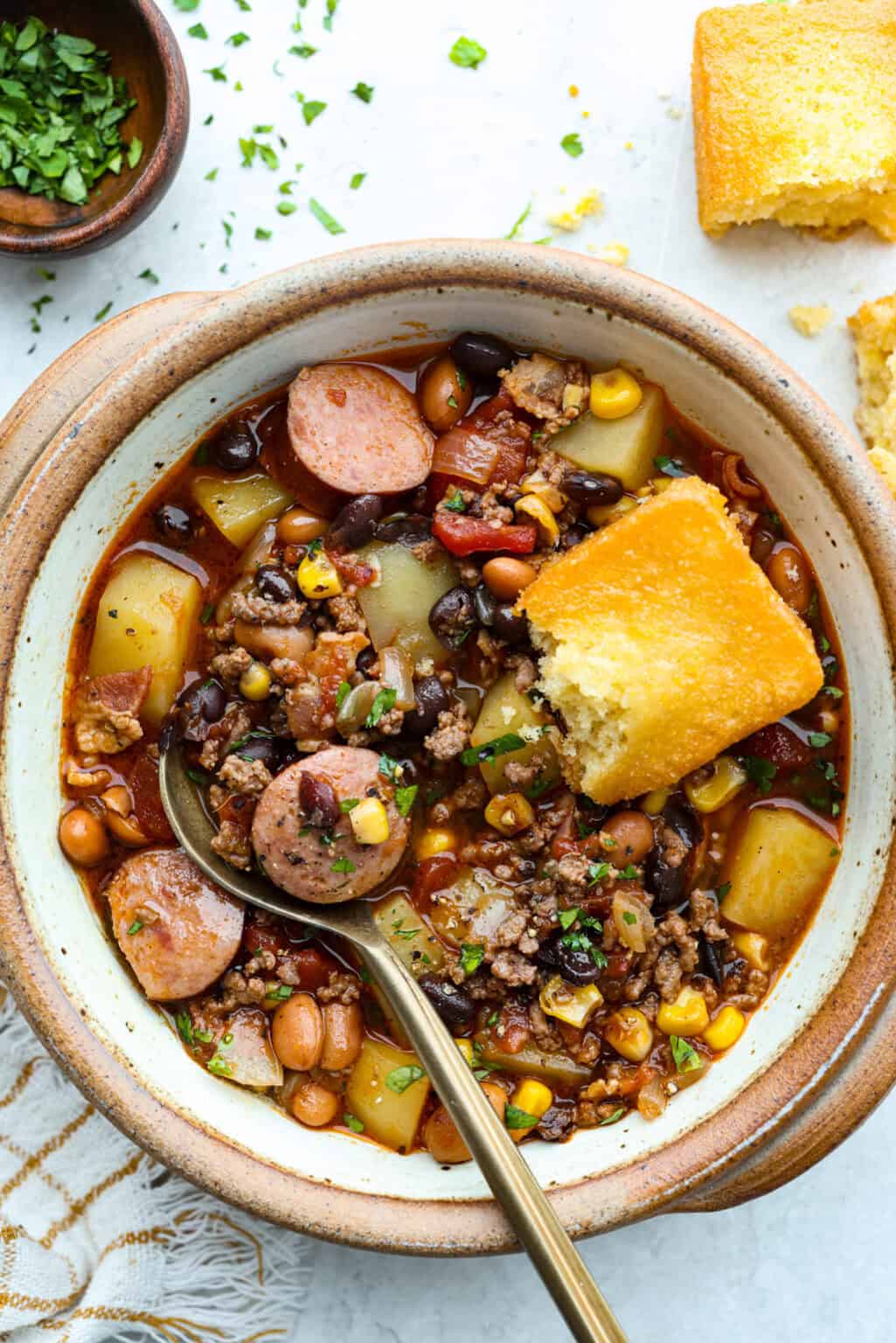 Texas Cowboy Stew Recipe with Bacon, Beef & Sausage - The Recipe Critic